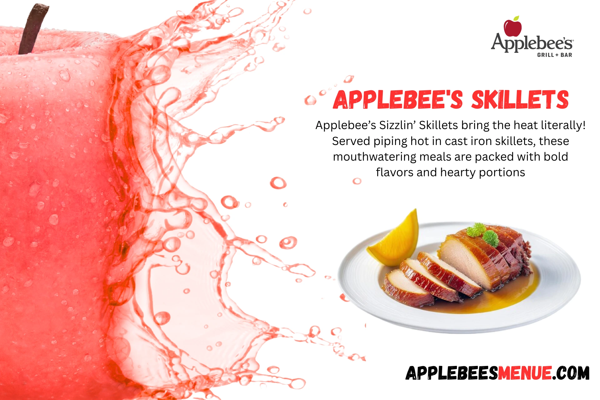 Applebees Skillets & Sizzlin' Skillets Menu June 2026
